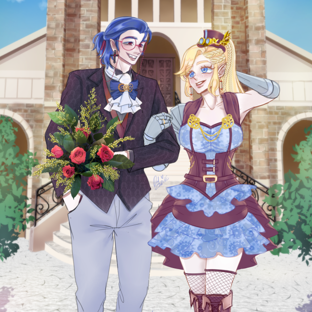 Shaín y Takeshi - ibisPaint