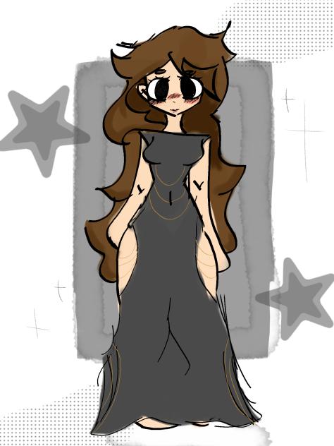 that one dress I always see on my fyp 😃👍 - ibisPaint