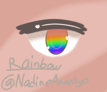 rainbow eye - ibisPaint