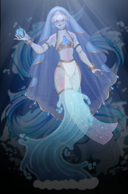 Ocean god - ibisPaint
