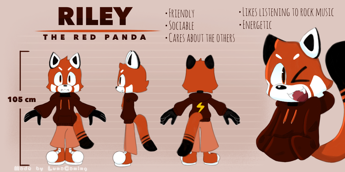 Riley the Red Panda - ibisPaint