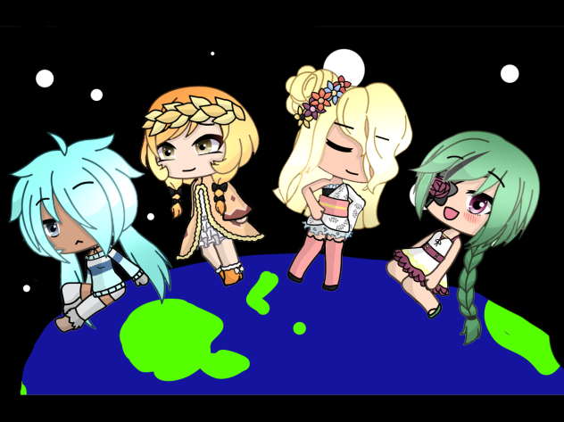 four friends - ibisPaint