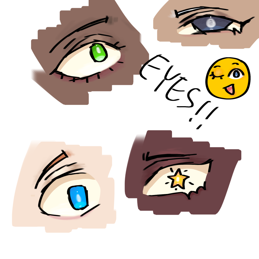 Some eyes in diff styles 👀 - ibisPaint
