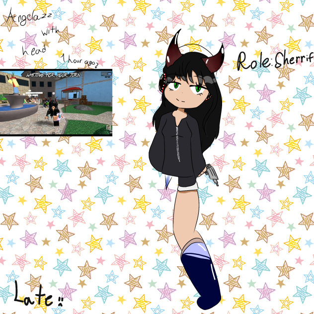 fan art of angelazz late - ibisPaint