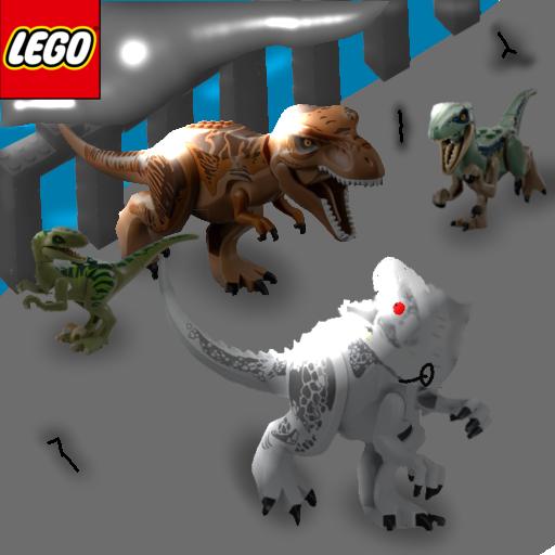 Lego JW Rex VS InDom - ibisPaint