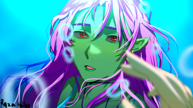 under the water - ibisPaint