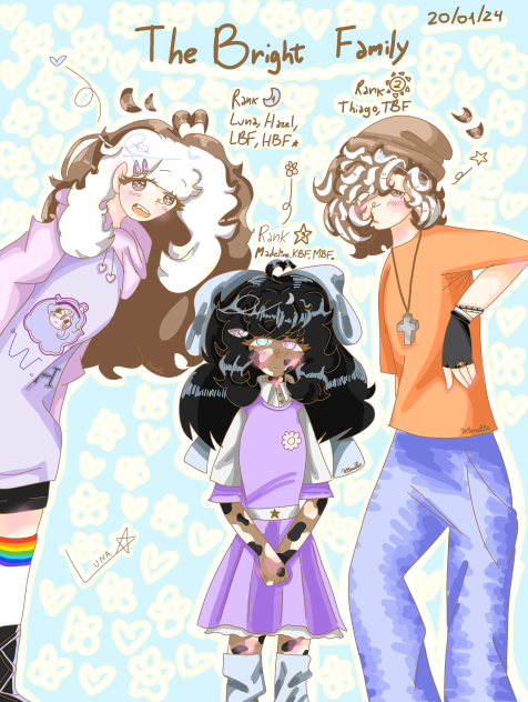 The family Bright! - ibisPaint