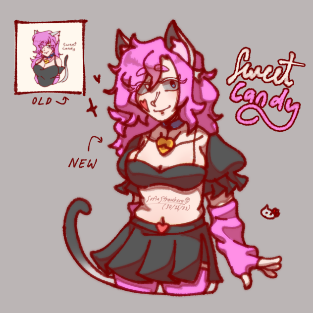 𝐒𝐰𝐞𝐞𝐭 𝐂𝐚𝐧𝐝𝐲 (𝑹𝒆𝒅𝒆𝒔𝒊𝒈𝒏)🍬🍭 - ibisPaint