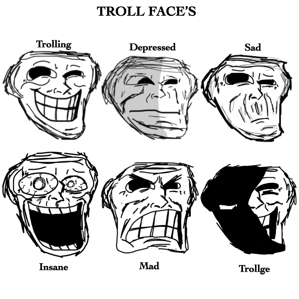 Troll Face’s (No References) - ibisPaint