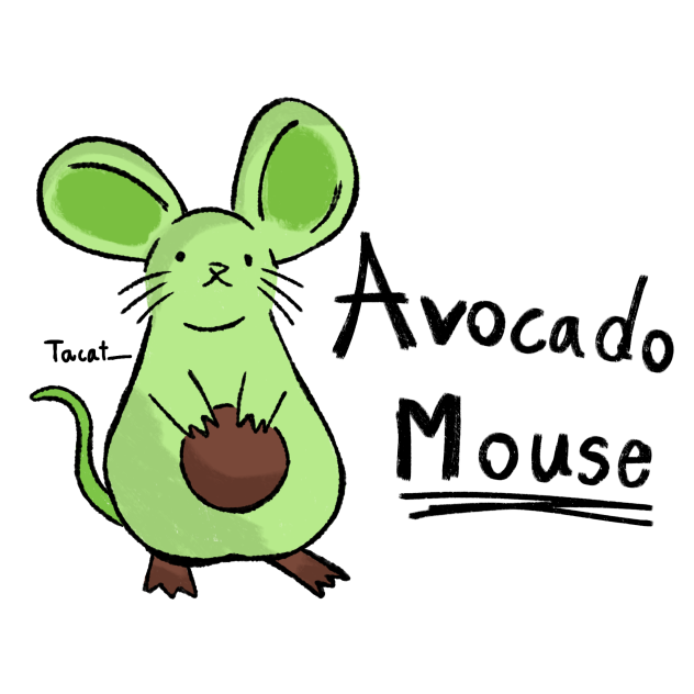 avocado mouse - ibisPaint