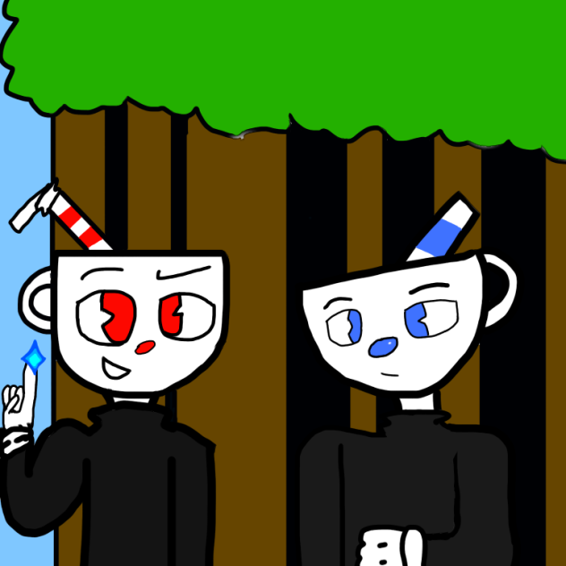 cuphead & mugman (READ DA DESCRIPTION) - ibisPaint