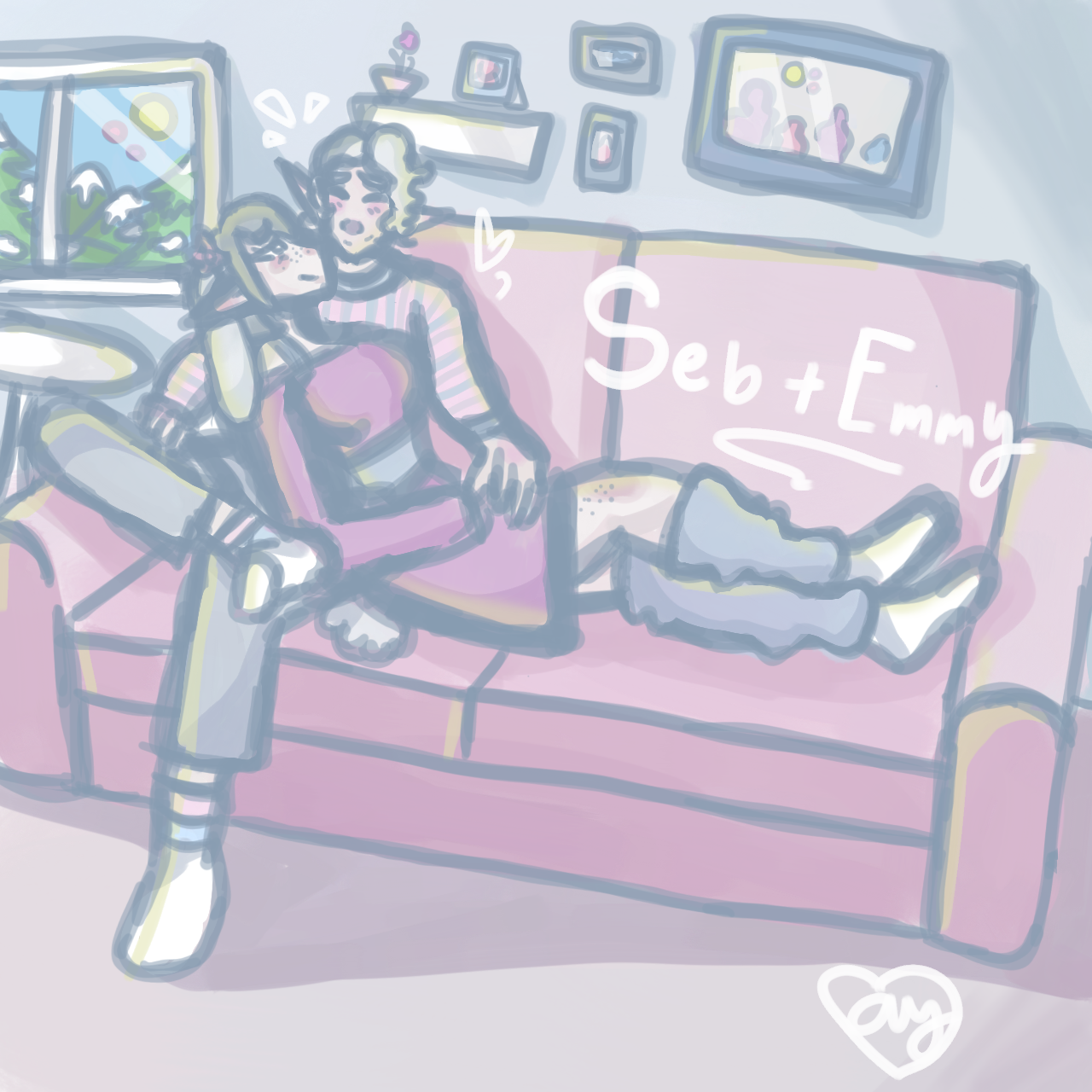 seb + emmy - ibisPaint