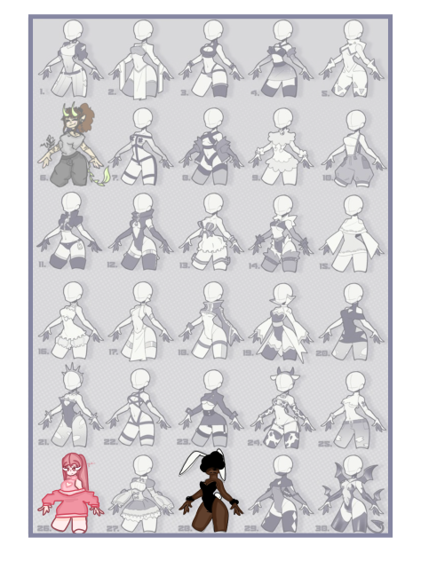 Outfits Collab - ibisPaint