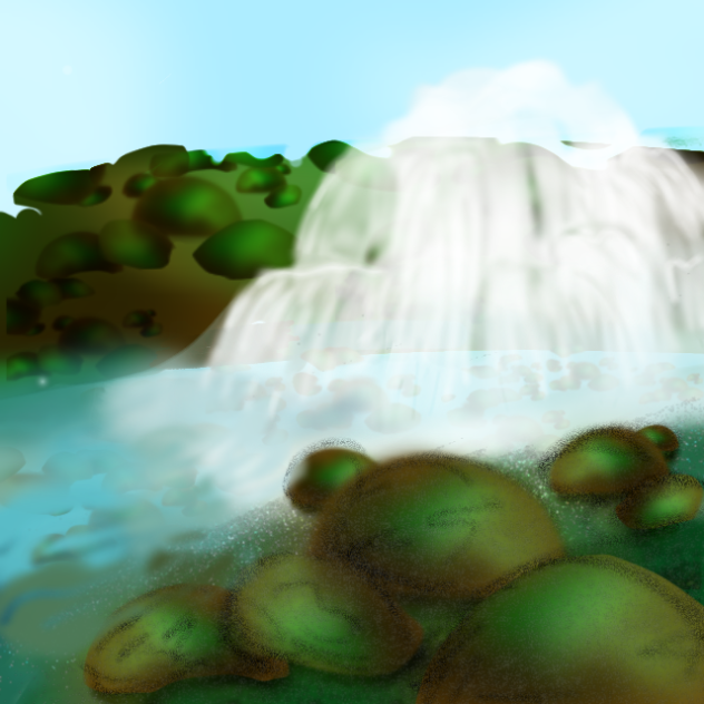 waterfall - ibisPaint