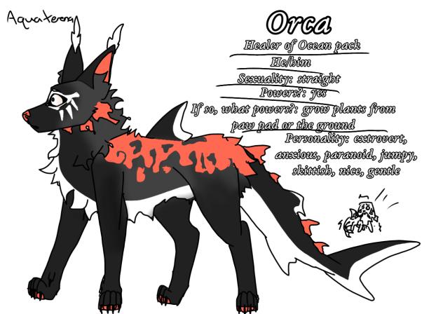 Orca - random bg character LMAO - ibisPaint