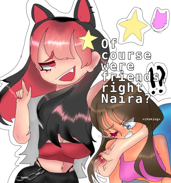 “Of course we’re friends!” - ibisPaint