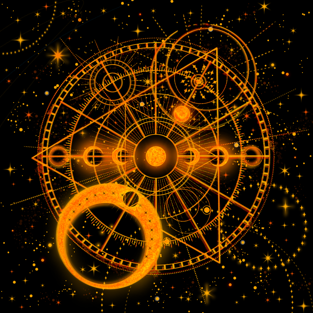 Big Astronomical stars - ibisPaint