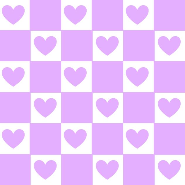 Y2K Love Background mono color Purple - ibisPaint
