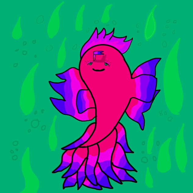 magical fish - ibisPaint
