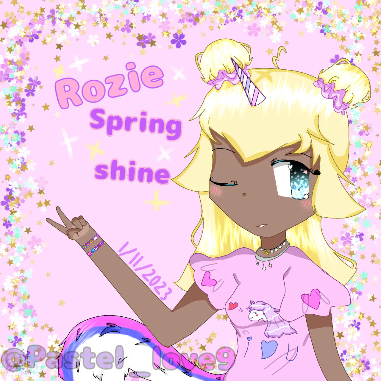Oc redraw #2 ROZIE SPRINGSHINE!! - ibisPaint