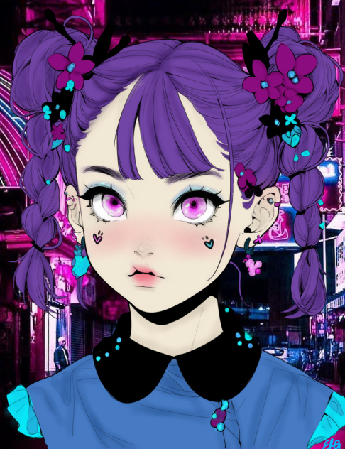 Cyber girl - ibisPaint