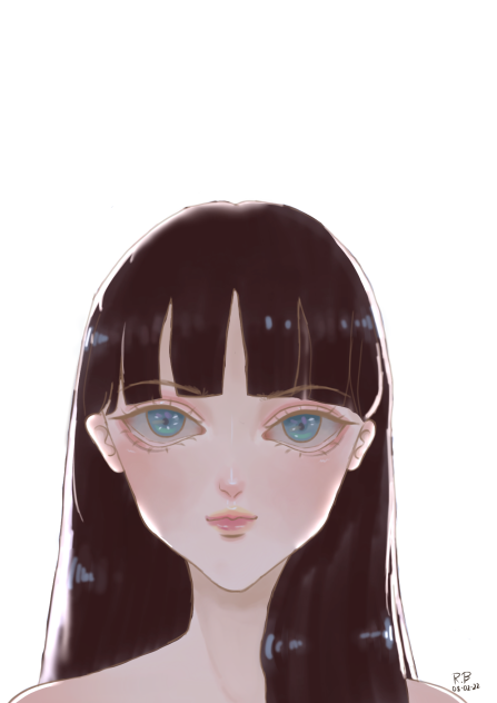 woman portrait - ibisPaint