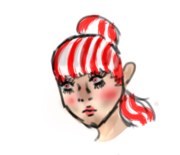 if candy's was human part 1(candy cane) - ibisPaint