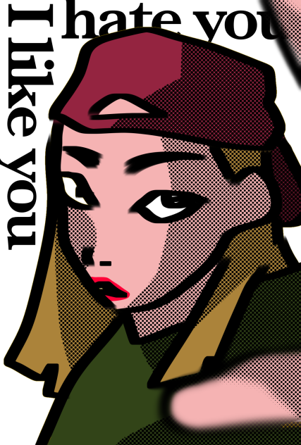 I like you I hate you - ibisPaint