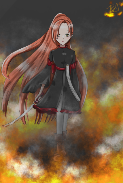 Beautiful Warrior - ibisPaint