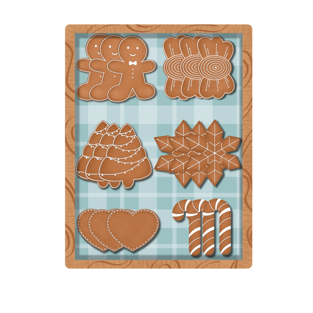 gingerbread cookies - ibisPaint