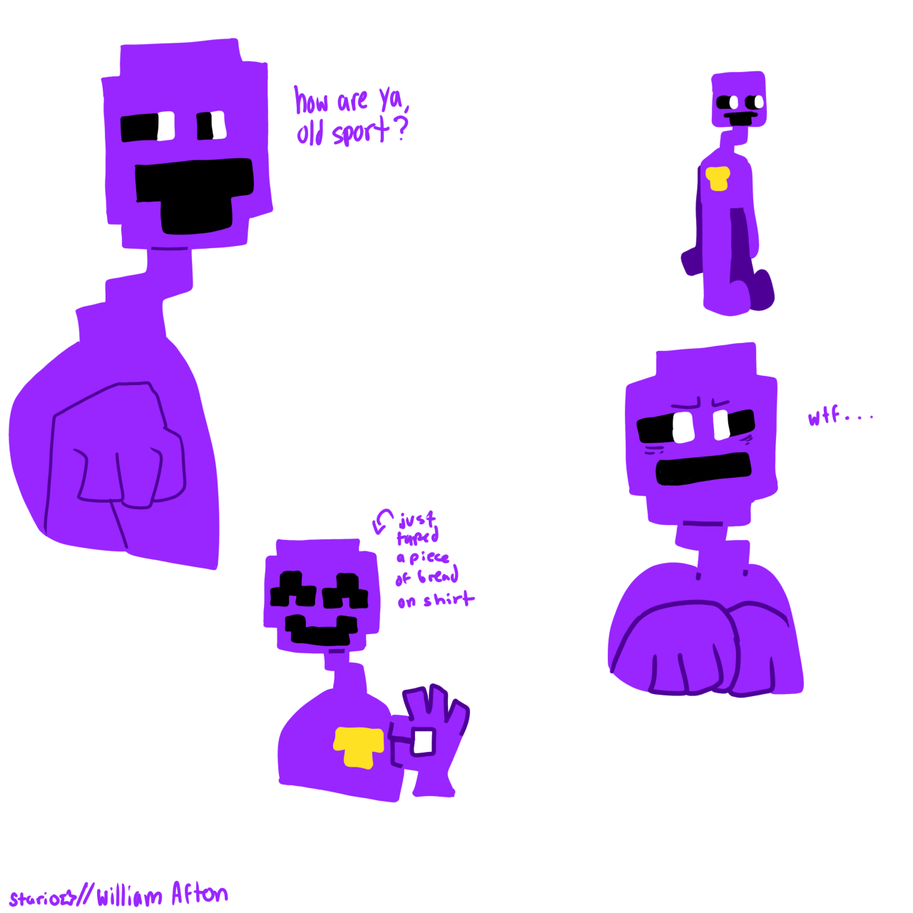 william afton - purple guy doodles - ibisPaint