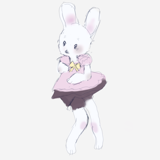 Cute bunny speed paint - ibisPaint