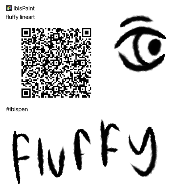 Fluffy lineart - ibisPaint