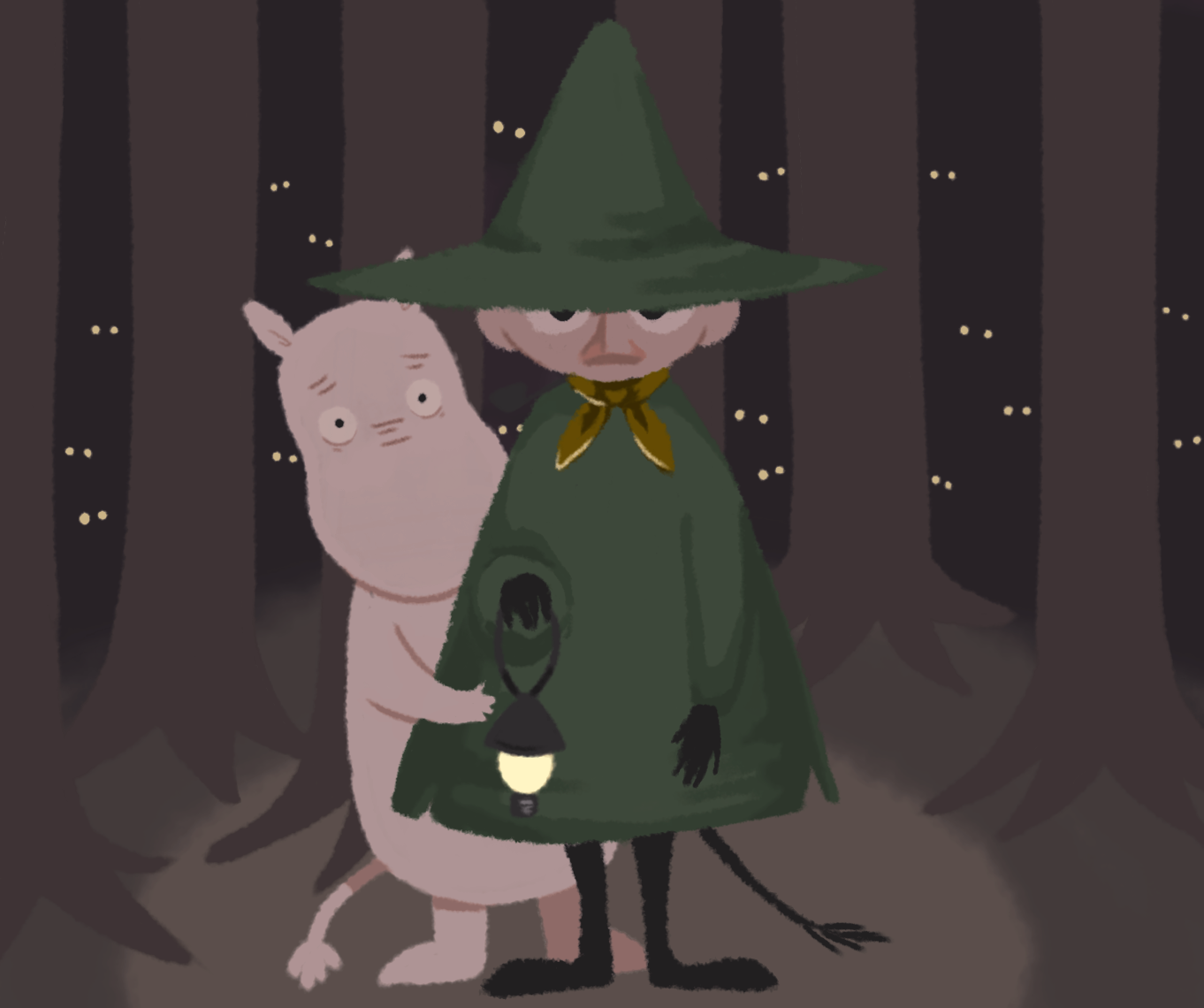 dark forest - ibisPaint