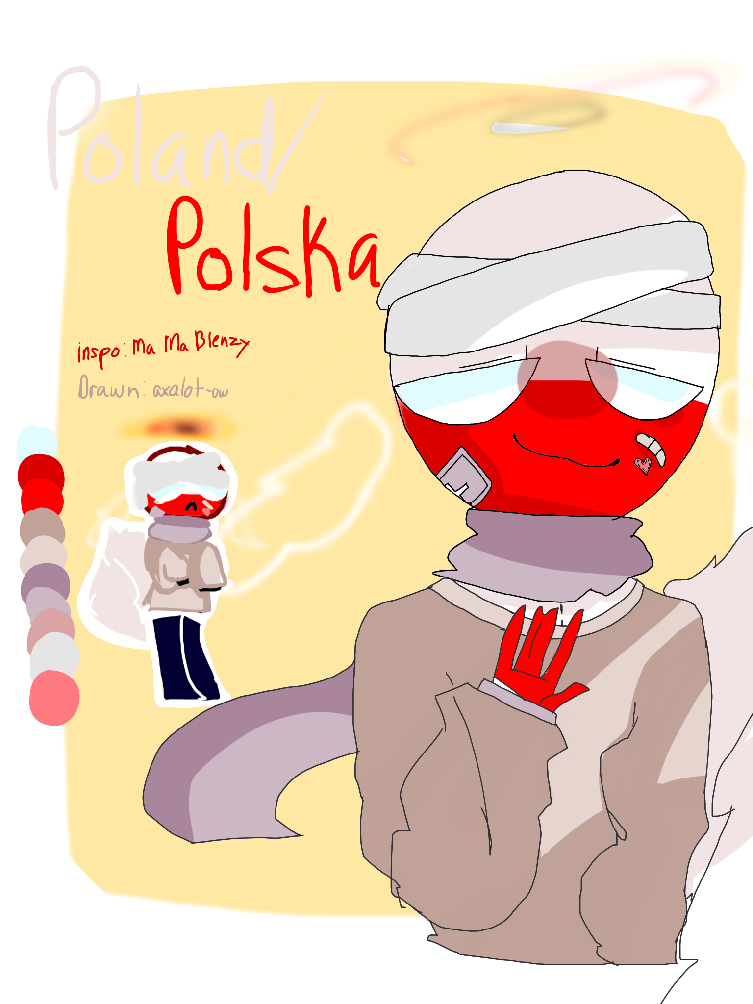 Poland 🇵🇱 countyhumans - ibisPaint