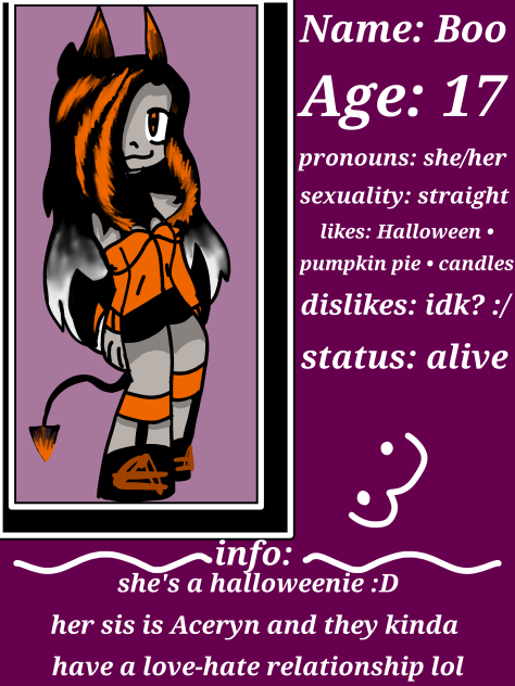 Boo OC card - ibisPaint