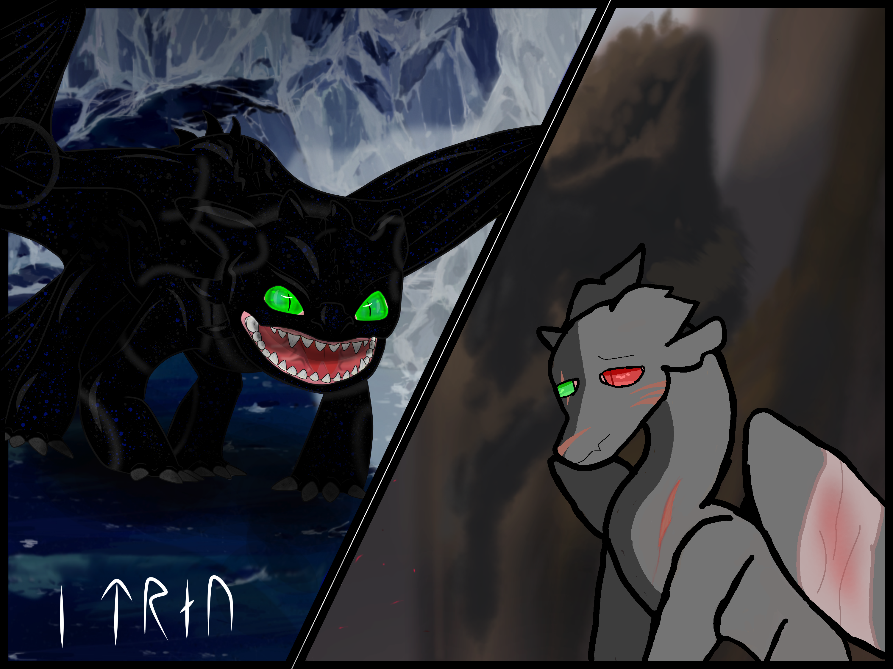 Dragon colab - ibisPaint