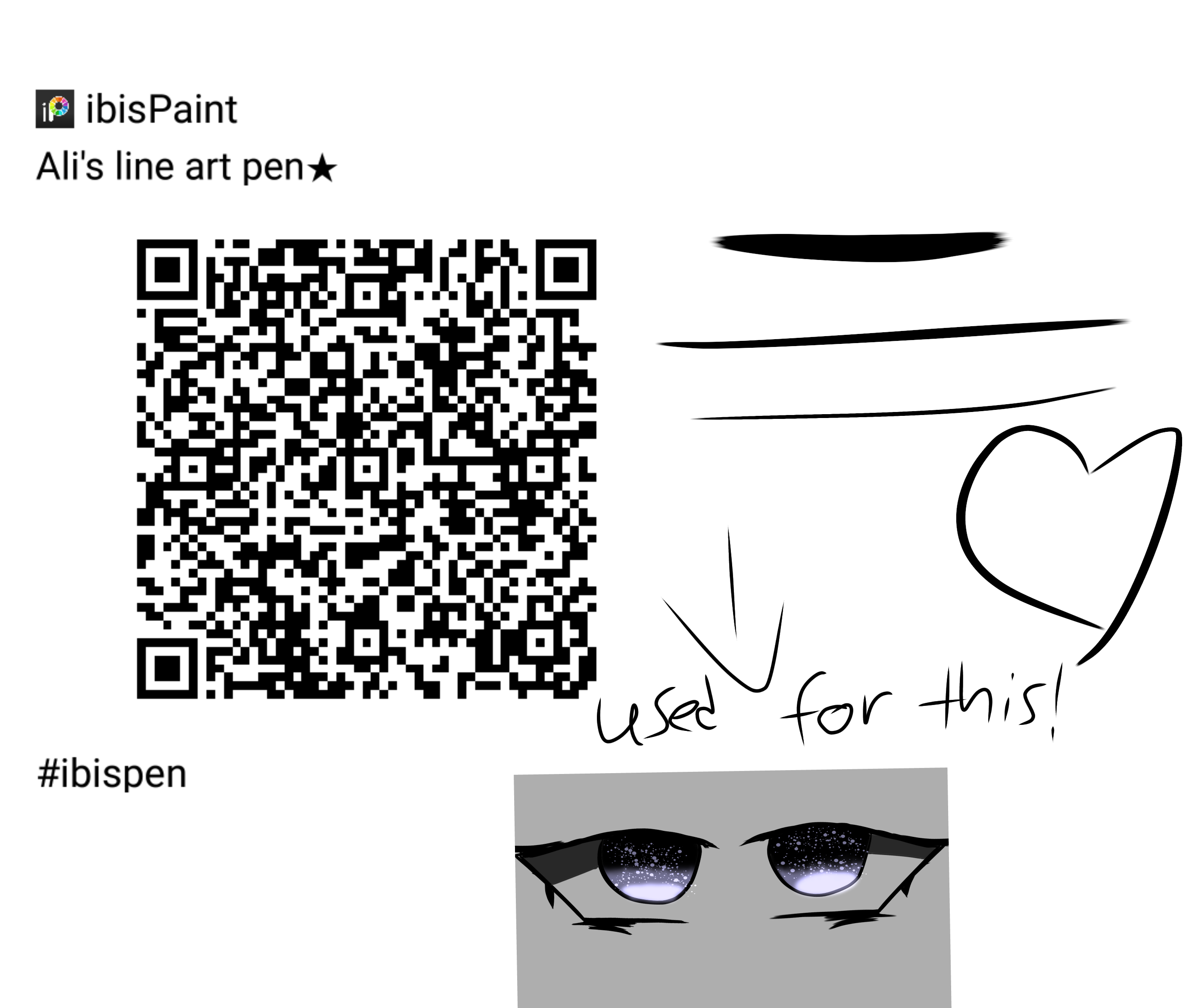 Ali's line art brush - ibisPaint