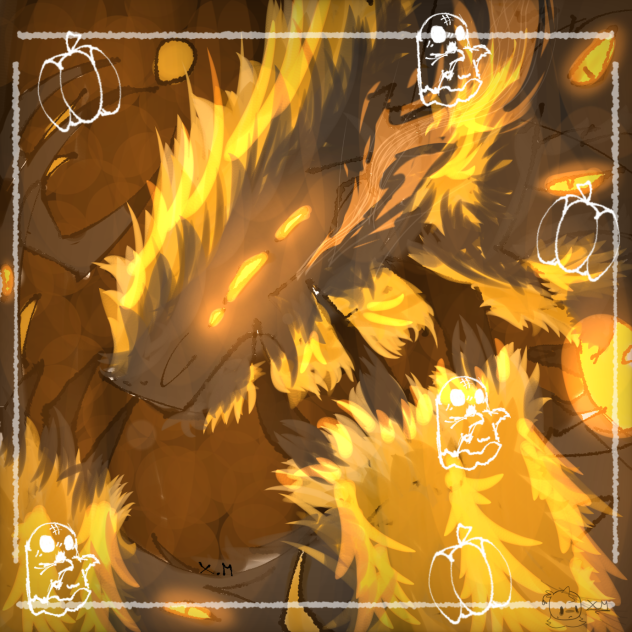 🎃- Dragon - ibisPaint