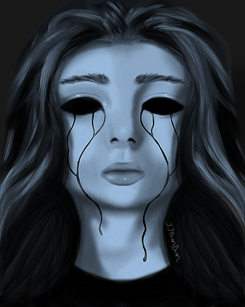 Crying Girl - ibisPaint