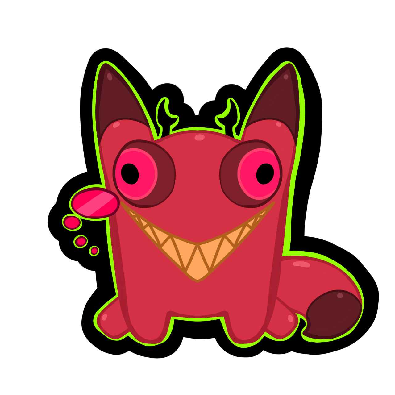 Cursed cat alastor - ibisPaint