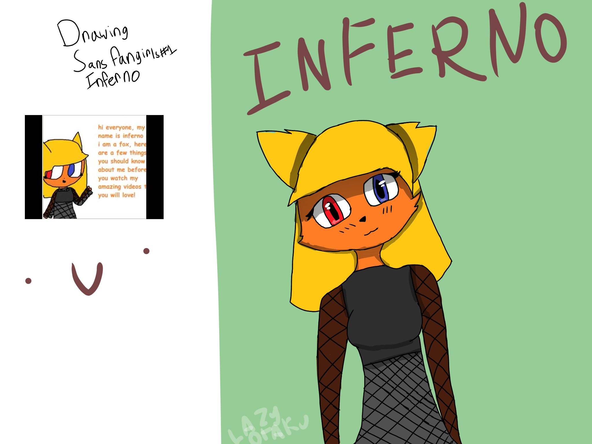 Drawing Sans Fangirls Inferno the Fox - ibisPaint