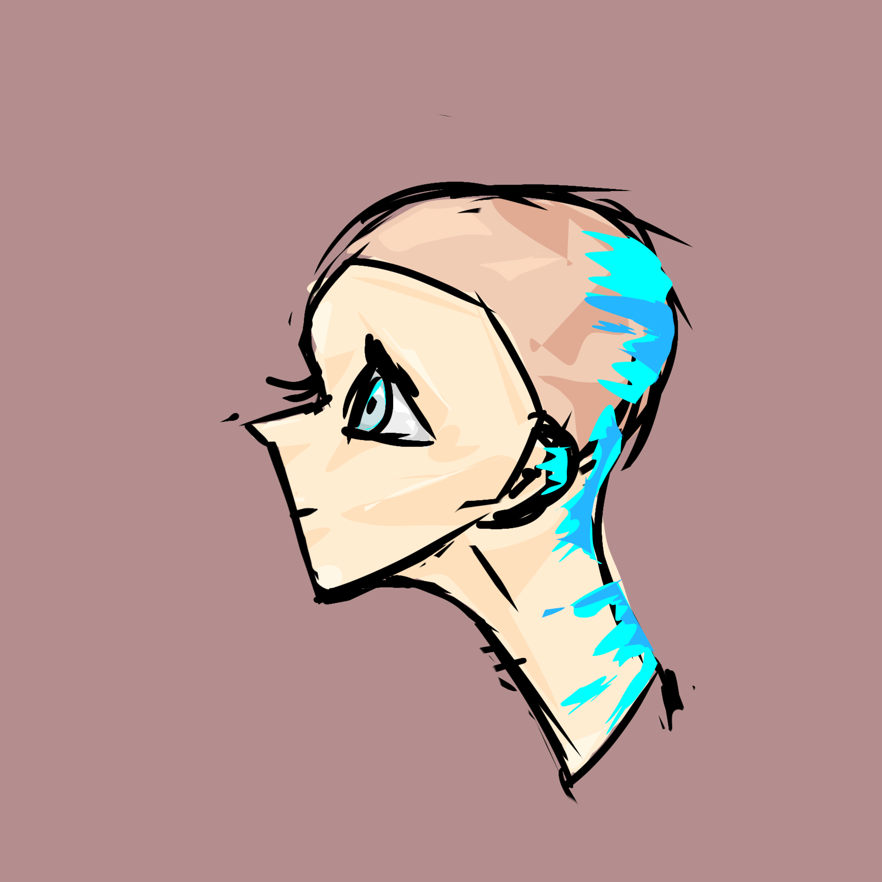 Side Profile Practice - ibisPaint