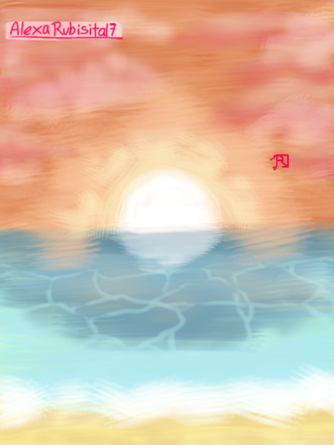 crystal clear ocean - ibisPaint