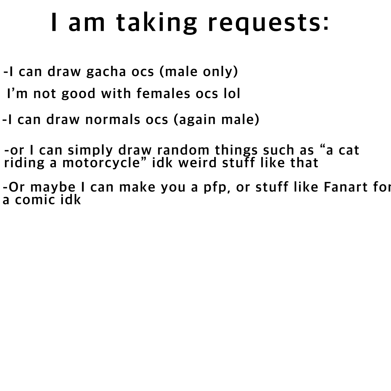 I’m not taking requests - ibisPaint