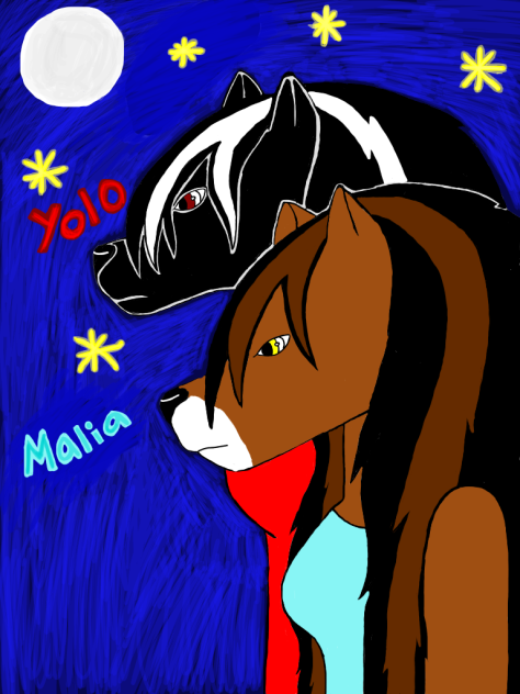 Night of the She Wolves comic drawing 3 - ibisPaint