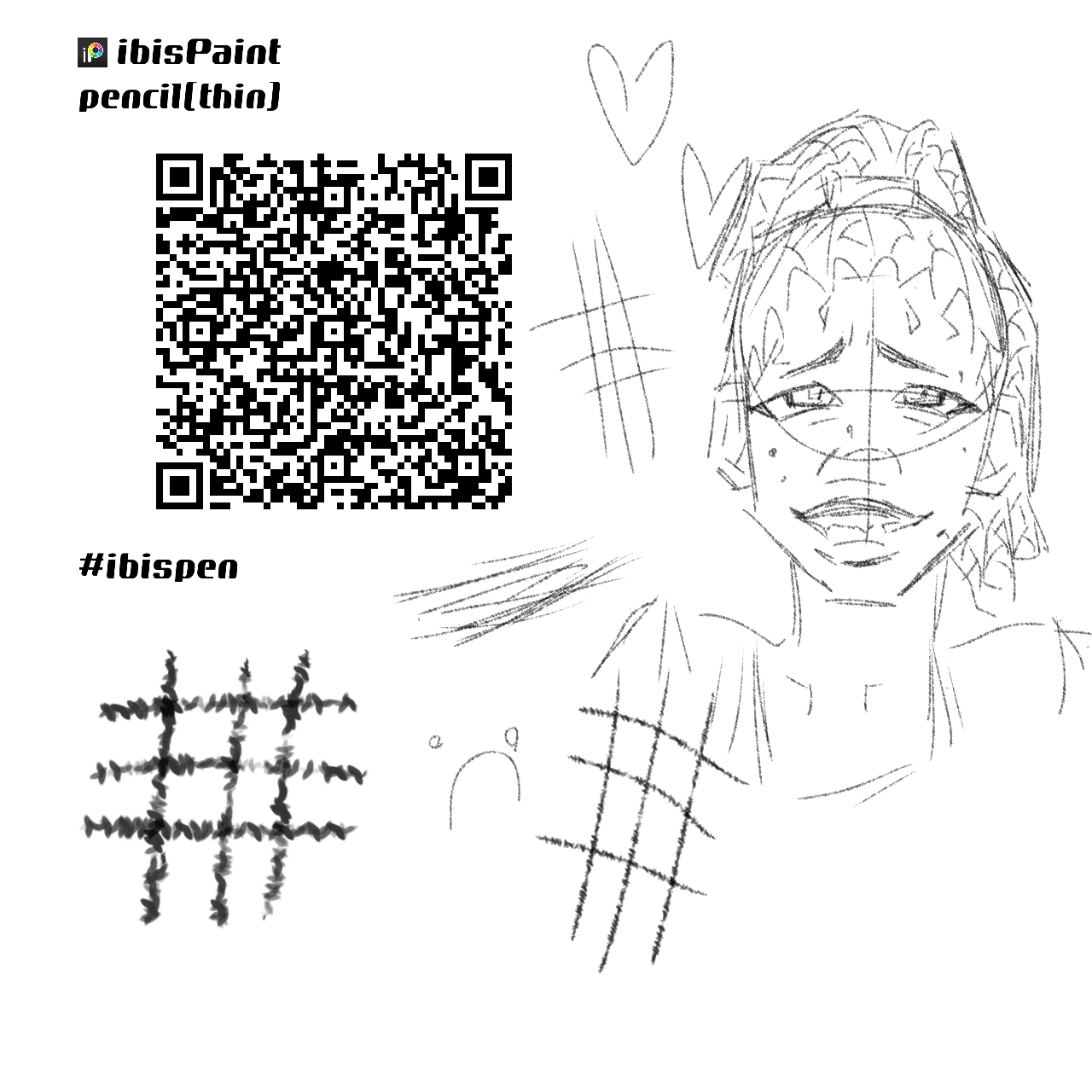 thin pencil brush - ibisPaint