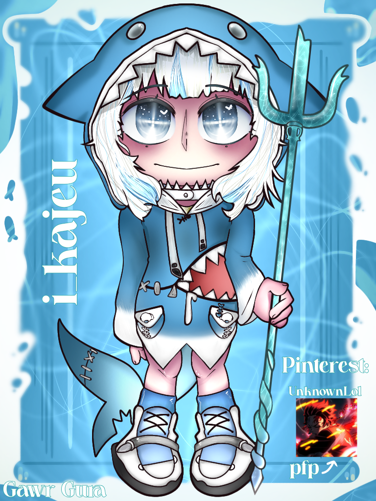 🌊 Gawr Gura 🦈 - ibisPaint