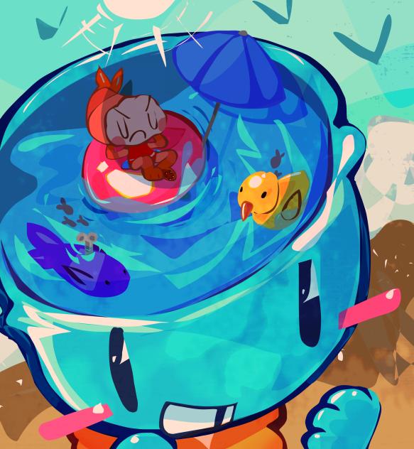 Little angry man - ibisPaint