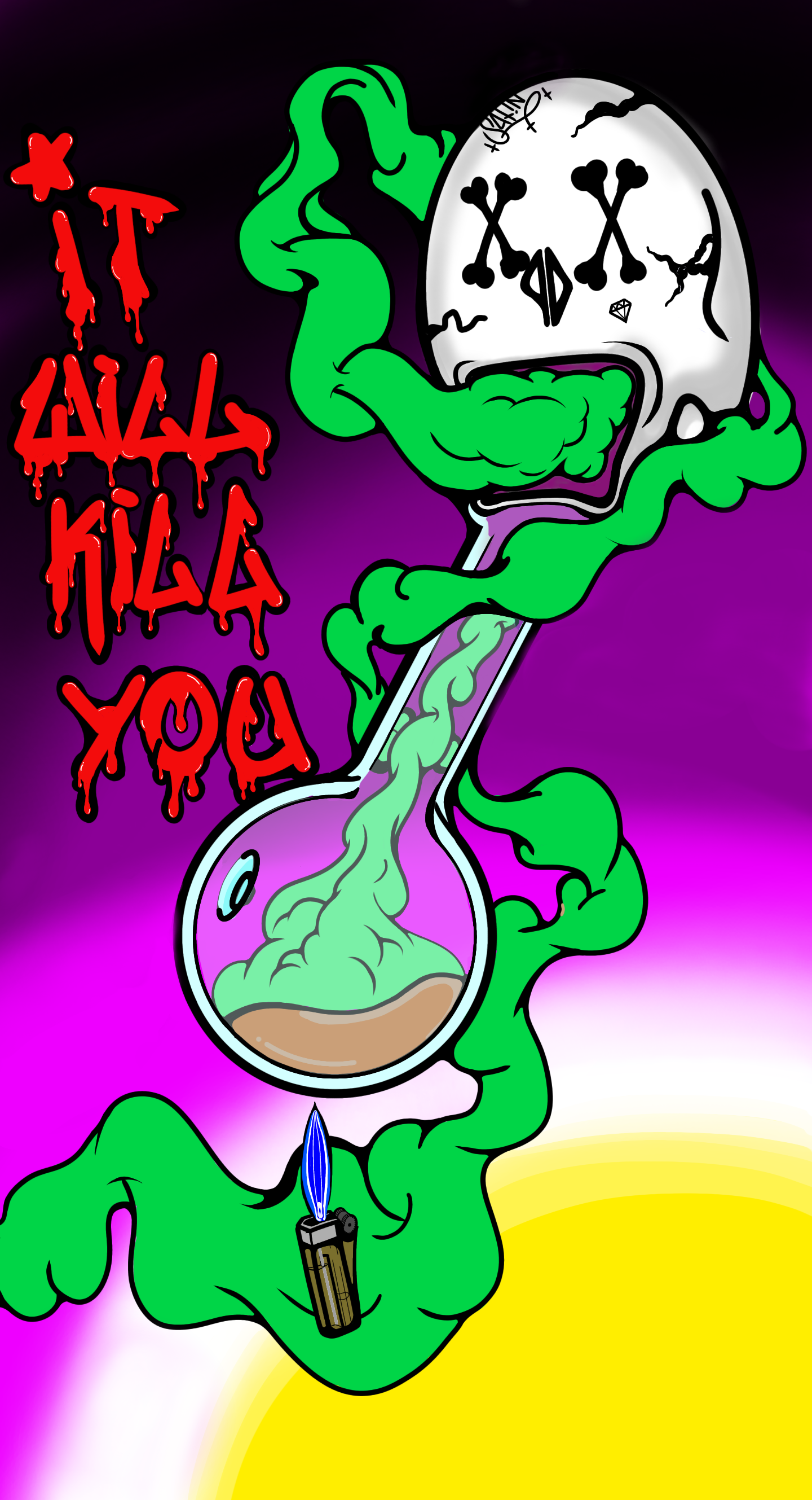 meth bong hit - ibisPaint